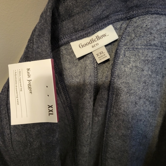 Goodfellow & Co | Pants | Nwt Goodfellow Mens Blue Knit Jogger Pants ...